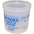 2 Stroke Oil Measure Measuring Jug Beaker Cup Mixing Gauge Outboard ...