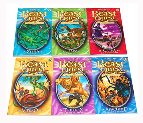 Beast Quest Series 2, 6 Books, RRP £29.94 (Zepha the Monster Squid ...