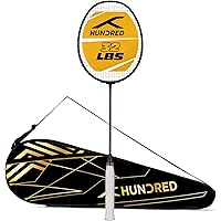 Buy HUNDRED Powertek 1000 PRO Graphite Strung Badminton Racket with ...