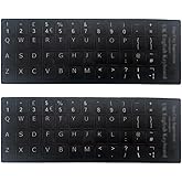 Spanish Keyboard Stickers, Keyboard Letter Stickers, Sticker White Font ...