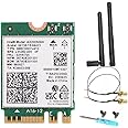Intel WiFi 6 AX200 M.2 Adapterkarte, Dual Band 802.11ax, bis zu 2,4 ...