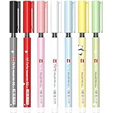 FOMO Panda Liquid Roller Pen 0.5mm Tip, Large Capacity Ink, Pipe Tip, Smooth Writing, Multilayer ...