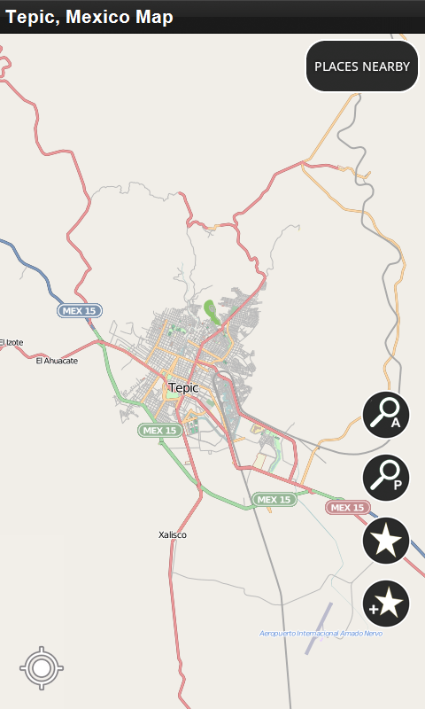 Tepic, Mexico - Offline Map: Amazon.co.uk: Appstore for Android
