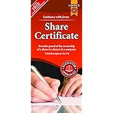 Share Certificate Book: Amazon.co.uk: Millbeach, Martha: 9781536905878 ...