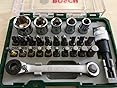 Bosch 2607017160 Screwdriving Set with Mini Ratchet (27 Pieces): Amazon ...