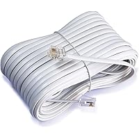 Tupavco Phone Cable 300ft Rounded White Roll (100m Long) 4x1/0.4 26 AWG ...