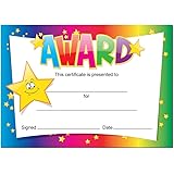 'You did it!' Award certificates - 16 x A6 card awards, Schools ...