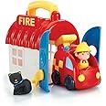 HappyLand Take And Go Fire Station For Children From 18 Months To 5 ...