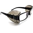 CAREOR Eyeglass Wing, Anti-Slip On Clear Side Shields for Safety ...