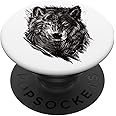 PopSockets Wolf Zeichnung PopSockets mit austauschbarem PopGrip : Amazon.de: Elektronik & Foto