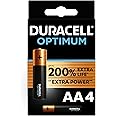 Duracell Optimum AA Batteries (4 Pack) - Alkaline Batteries 1.5V - Up ...
