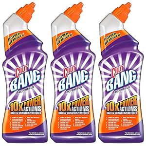 Cillit Bang Power Toilet Gel of limescale and Stains of Urine Destroyer ...