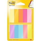 Post-it Notes Markers, Assorted Colours, 5 Pads, 15 mm x 50 mm, 100 ...