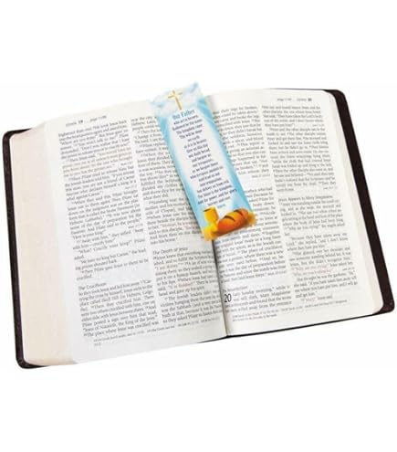 Bible Verse Bookmarks The Lord's Prayer Bookmarks - Matthew 6:9-13 Pack ...