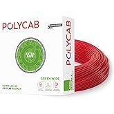 Polycab Optima plus 90m, 1.5sqmm. •Heat Resistant •Eco Friendly • PVC Insulated Copper Cable ...