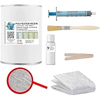 Polyester Resin Kit - 1kg -Supplied with Hardener, Lloyds Approved ...