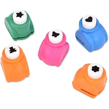 12x Craft Paper Punch Set Papier Stanzer Minicraft Modell Motivlocher ...