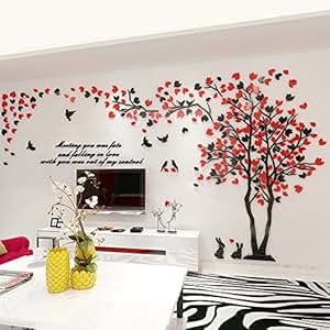 Alicemall Alicemall 3D Wall Stickers Forest Wall Decal Easy to Install ...