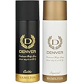 DENVER Caliber Deo + Imperial Deo - 165ML Each (Combo Pack of 2) | Long ...