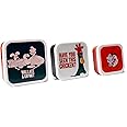 Wallace And Gromit Snack Boxes - BPA Free Plastic - Lunch Boxes ...
