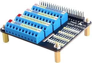 GeeekPi Raspberry Pi 4 GPIO Screw Terminal Block Breakout Module ...