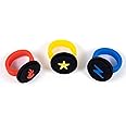 SHK HeroForce Power Rings: Fire, Electricity, and Light, Red, Blue ...
