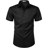 PARKLEES Men's Urban Stylish Casual Business Slim Fit Long Sleeve ...