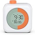 Ankilo Visueller Timer Digital, 3 in 1 Uhr und Alarmfunktion,Eieruhr ...