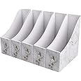 5 Pcs Magazine Files Holder, Desktop File Organizer with Labels ...