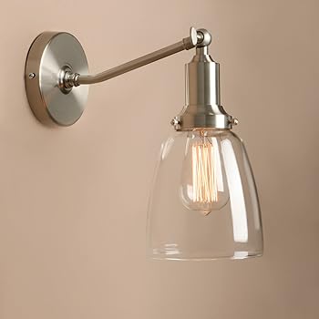 Retro Style Antique Brass Adjustable Knuckle Joint Wall Light with a ...