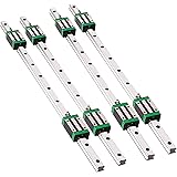 VEVOR Linearführung HGR Linearschiene mit Gleitblock Kugelumlaufspindel ...