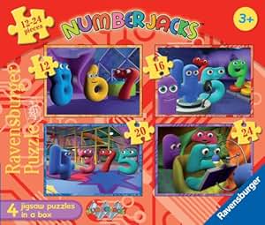 Ravensburger Numberjacks 4 in a box: Amazon.co.uk: Toys & Games