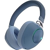 ZEBRONICS Thunder Pro Wireless Over Ear Headphone with Dual Pairing, Gaming Mode, Enc, Bluetooth ...