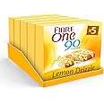 Fibre One 90 Calorie Lemon Drizzle High Fibre Squares 24 g (Pack of 25 ...