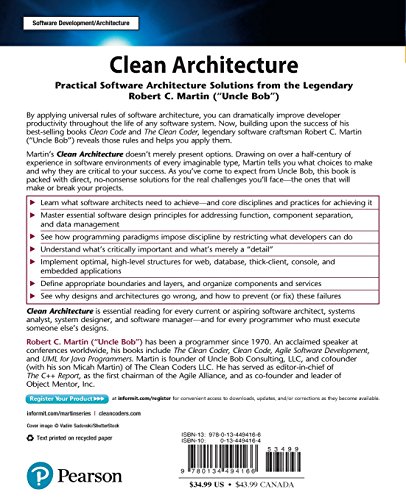 Clean Architecture: A Craftsman's Guide to Software Structure and ...