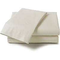 Extra Large Pillow Case Pair "22x31" / Percale Pillowcases / Cream ...