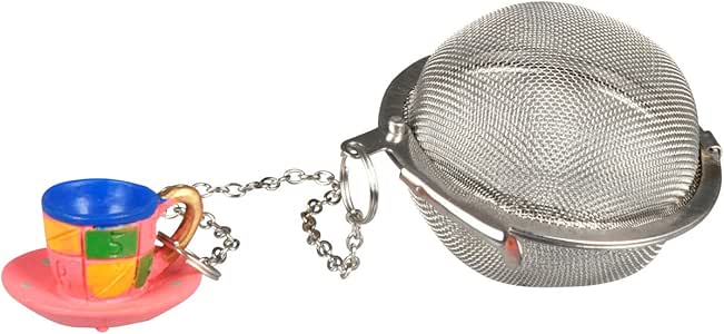 Tea Bag Infuser Metal Mesh Loose Tea Leaf Strainer: Amazon.co.uk ...