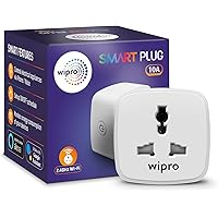 Wipro 10A square Wi-Fi Smart Plug (Pack of 1) : Amazon.in: Home Improvement