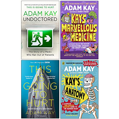 Adam Kay Collection 4 Books Set (Undoctored [Hardcover], Kay's ...