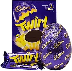 Cadbury Twirl Large Easter Egg Chocolate, 282 g: Amazon.co.uk: Grocery