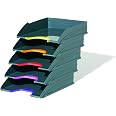 Durable VARICOLOR Letter Tray | Set of 5 Stackable Colour Coded Letter ...