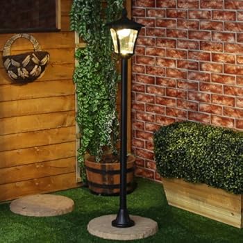 UK-Gardens 7ft Victorian Garden Lamp Post - Single Head - Aluminium So ...