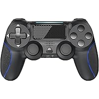 Wireless controller for PS-4, Replacement Gamepad Compatible with PS-4/Pro/Slim/PS-3/PC, Dual ...