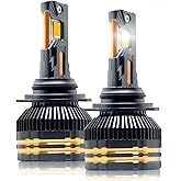 CARZEX® Crystal Eye 9012 LED Projector Headlight Bulbs – 300W (150Wx2 ...