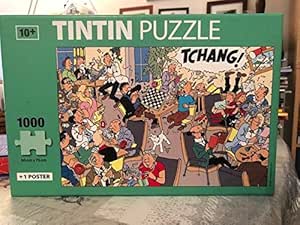 Tintin Puzzle 1000 Pièces Tchang + 1 Poster: Amazon.fr: Jeux et Jouets