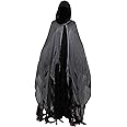 Halloween Black Hooded Cape | Halloween Ghost Cape | Adult Halloween ...