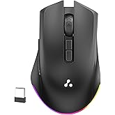 Amazon.in: Buy Portronics Vader Max Wireless Rechargeable Mouse, Thumb ...