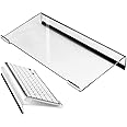 Acrylic Keyboard Holder, Acrylic Angled Ergonomic Keyboard Riser ...