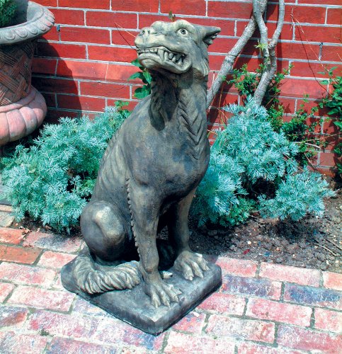 Large Garden Sculpture - Evil Gargoyle Stone Statue: Amazon.co.uk ...