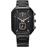 Buy Fastrack Fleek Quartz Multifunction Dark Blue Dial Black Stainless ...